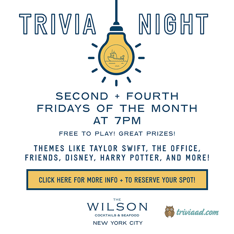 New American Restaurant in New York City - The Wilson